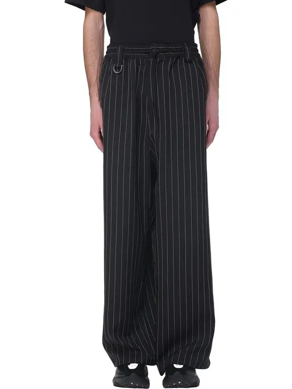 Y3 Striped Trousers - Black