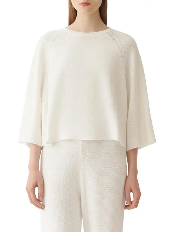 Fabiana Filippi Cropped Pullover - White