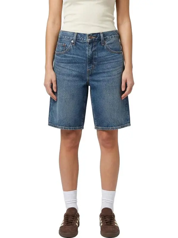 LEVI'S Cotton High-waisted Shorts - Blue