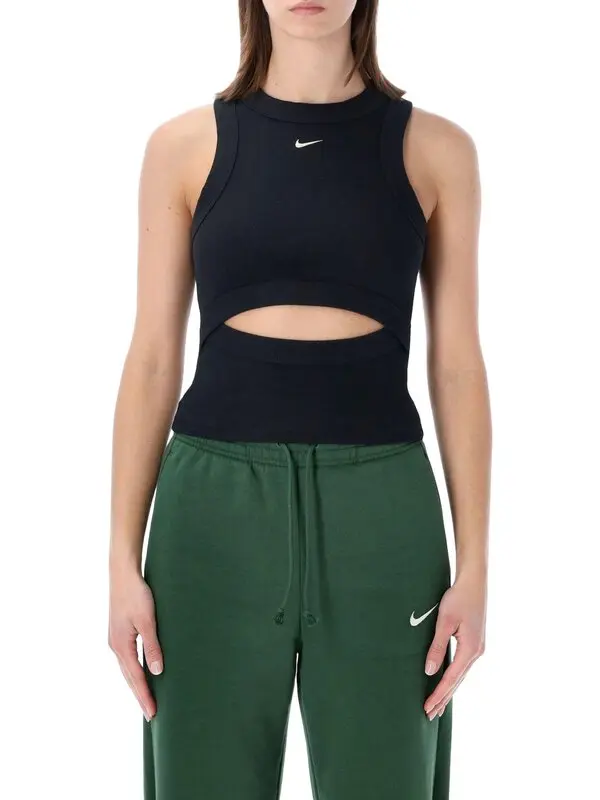 Nike Ribbed Tank Top - Black