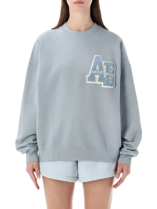ANINE BING Crewneck Sweatshirt - Dust