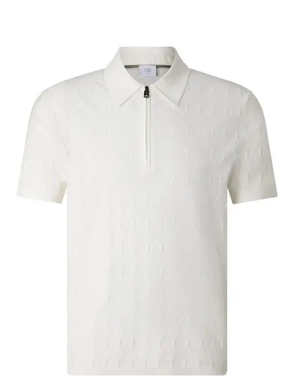Bogner Maxim Knitted Polo Shirt - Off-white