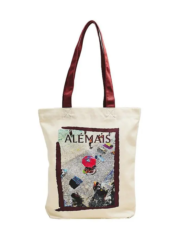 ALEMAIS Maroc Library Tote - Multi Ivory