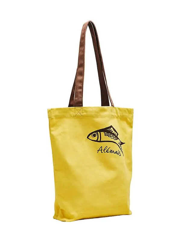 ALEMAIS Maroc Library Tote - Yellow