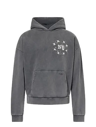 DUKE + DEXTER Cotton-jersey Hoodie - Grey