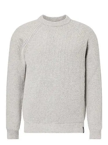 FINISTERRE Mora Ribbed Wool Jumper - Grey Marl