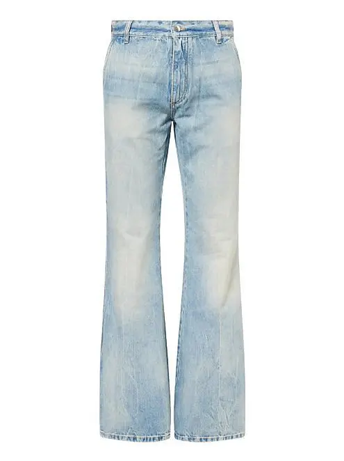 Amiri Regular-fit Bootcut Denim Jeans - Blue