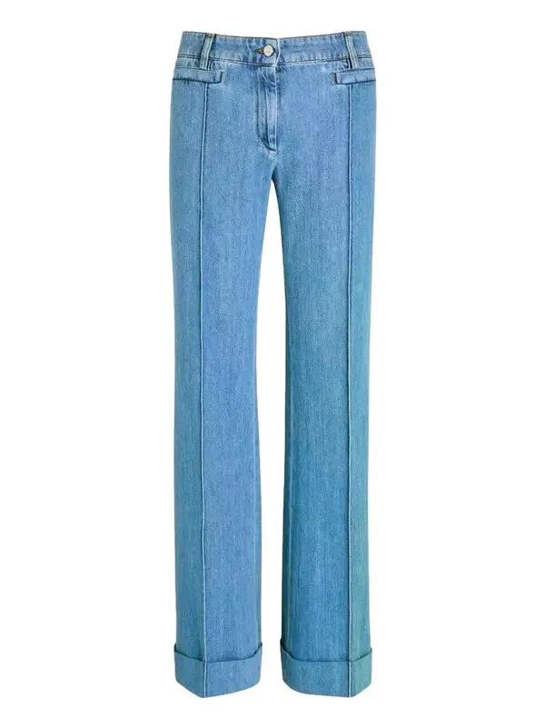 Missoni Seam Cuffed Jeans - Blue
