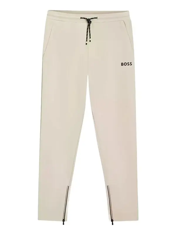 BOSS Logo-detail Track Pants - Neutrals