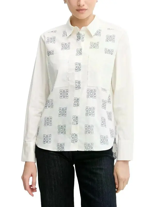 MOS MOSH Mmweina Printed Shirt - White
