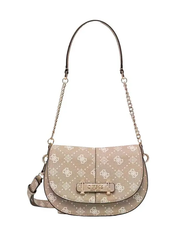 Guess Patterned Crossbody Bag - Neutrals