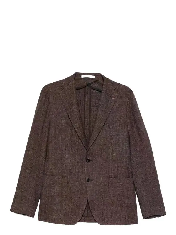 Tagliatore Single-breasted Blazer - Brown