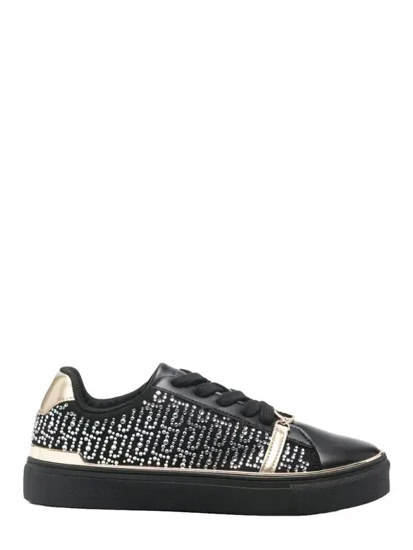 Liu Jo Embellished Low Top Sneakers - Black