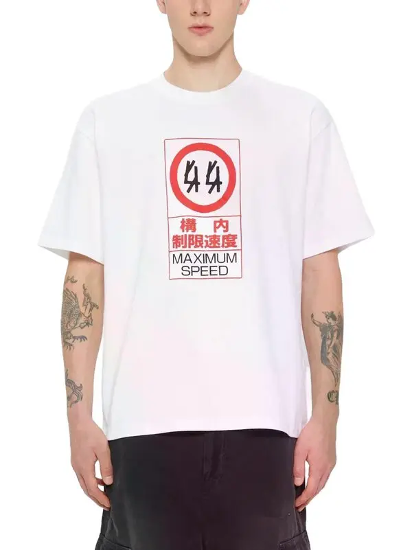 44 LABEL GROUP Graphic-print T-shirt - White
