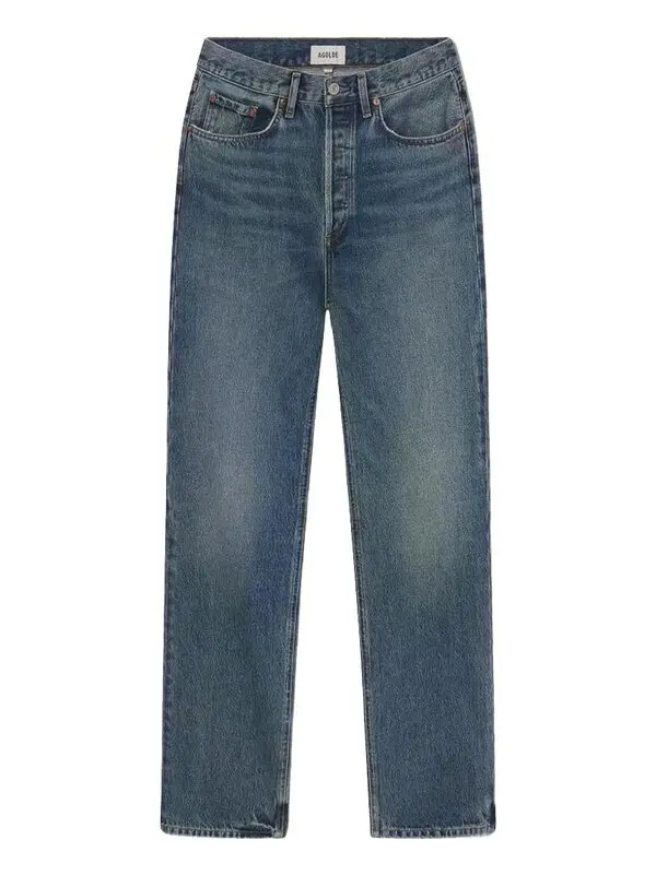 AGOLDE Lana Straight-leg Jeans - Blue