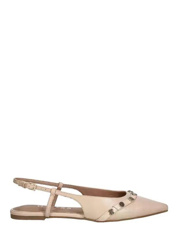 Guess Dorlee Embellished Ballet Flats - Neutrals