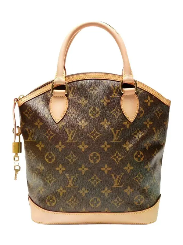 LOUIS VUITTON 2007 Monogram Lockit Tote - Brown