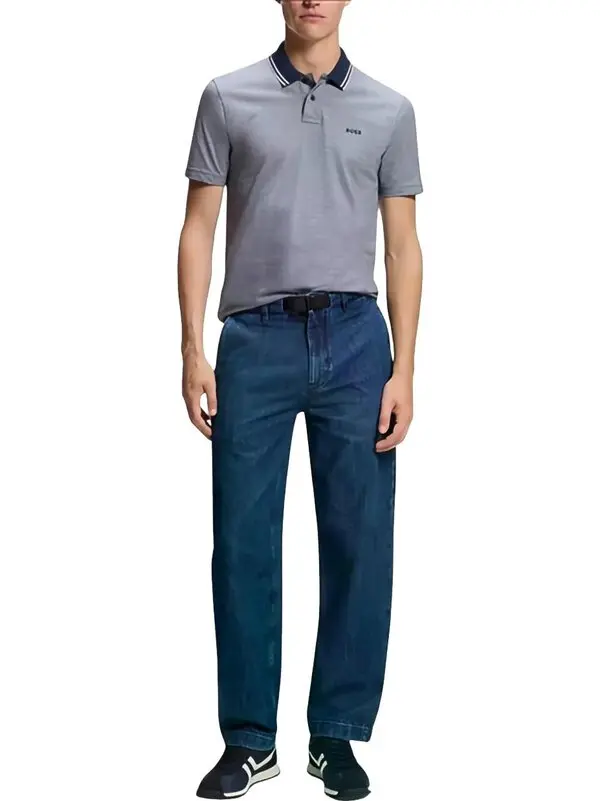 BOSS Relaxed-fit Polo Shirt - Blue
