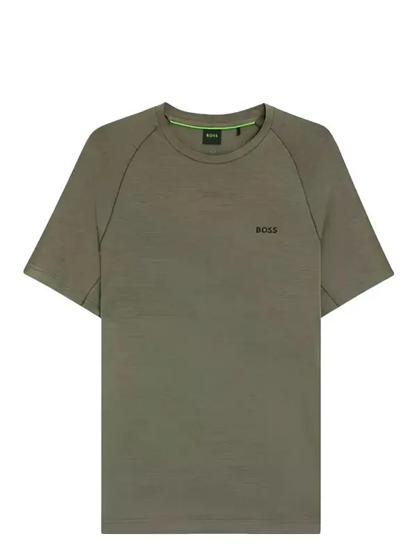 BOSS Raglan-sleeve T-shirt - Green