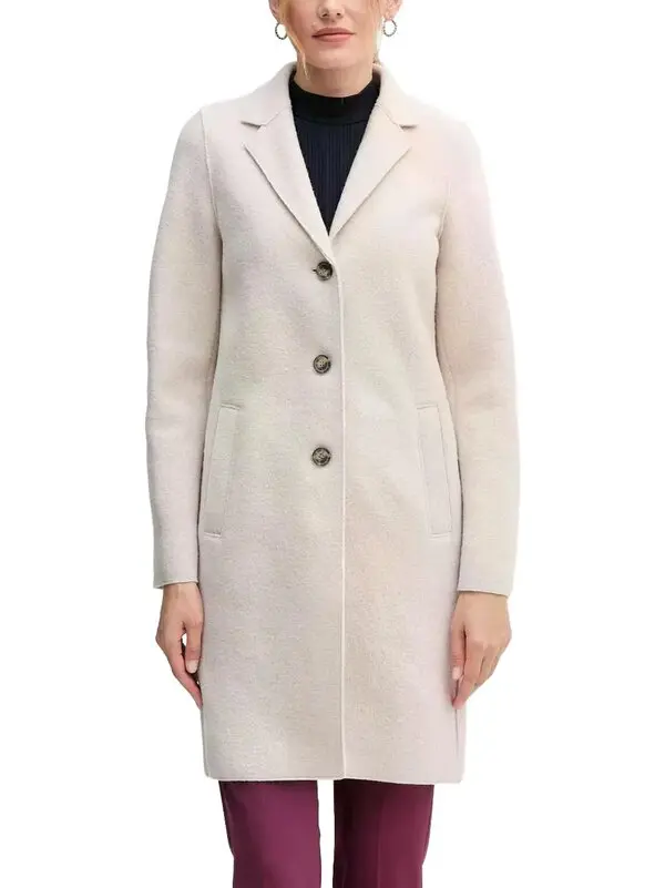 OUI Mayson Single-breasted Coat - Neutrals
