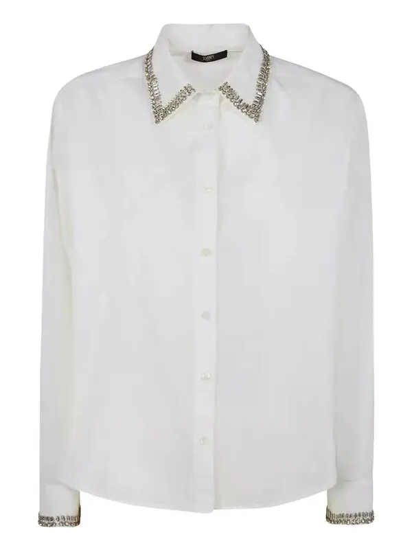 Seventy Embellished-collar Shirt - White