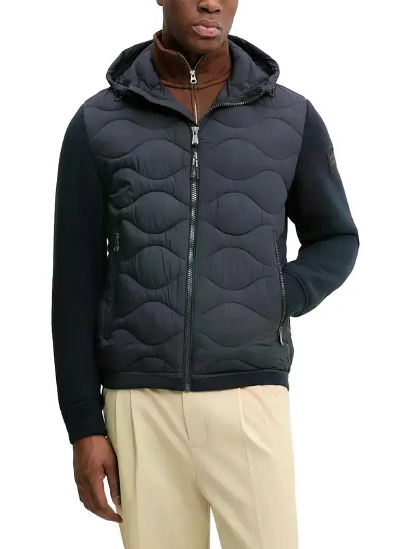 JOOP! Quilted Hooded Jacket - Blue