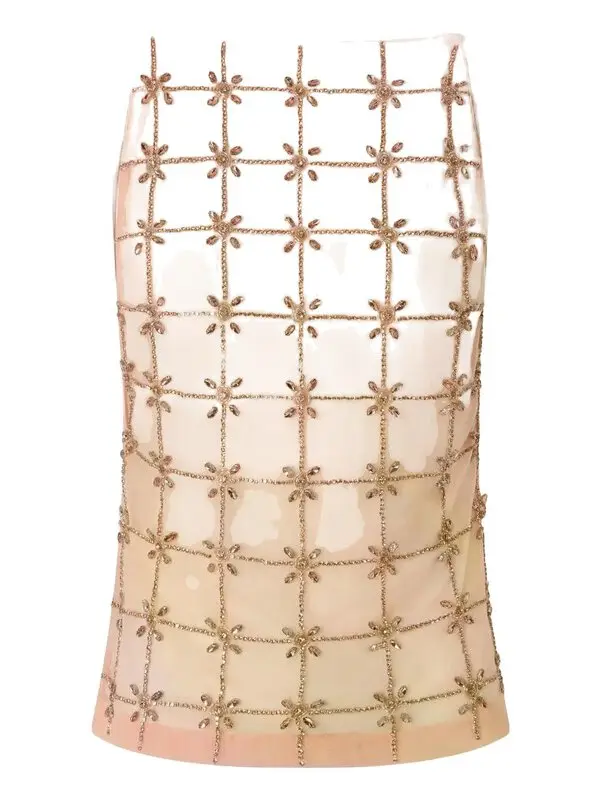 Pinko Crystal-embellished Sleeveless Top - Pink