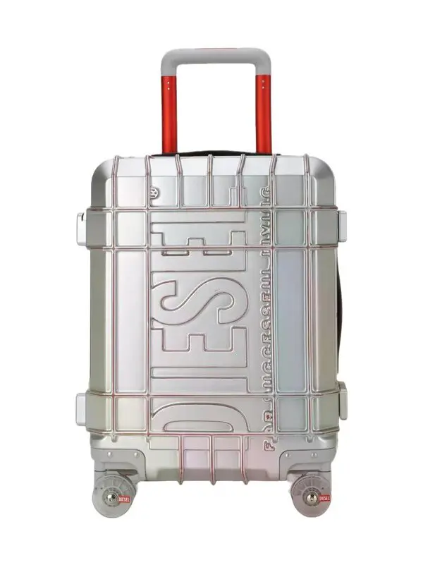 DIESEL® Embossed Trolley Luggage - Grey