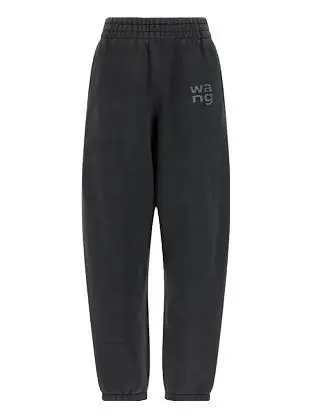 Alexander Wang Hotfix Logo Sweatpant - Washed Black