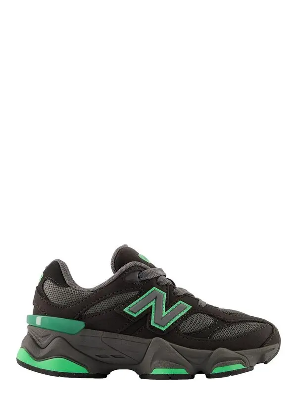 NEW BALANCE 9060 Lace-up Sneakers - Castlerock/lime Leaf