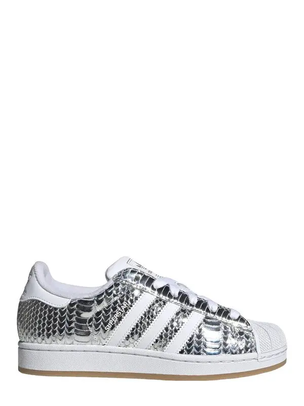 Adidas Superstar Ii Patent Sneakers - Silver Metallic/footwear White/grey Two