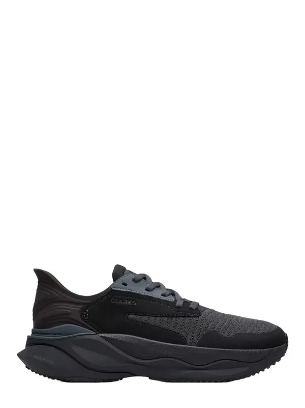 Clarks Lace Up Sneakers - Black