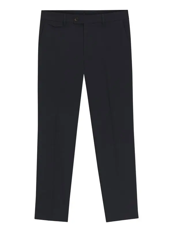 BOSS Tapered-fit Trousers - Dark Blue