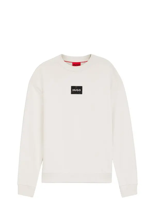 Hugo Cotton Terry Sweatshirt - White