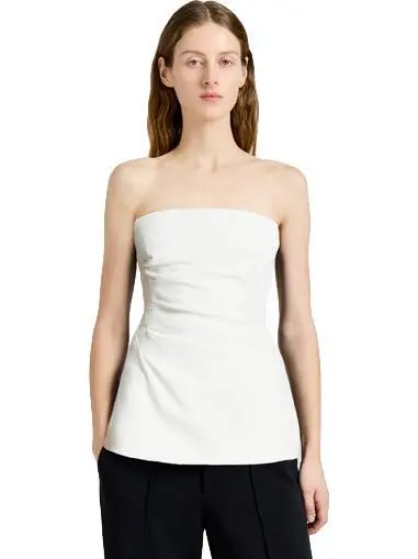 Proenza Schouler Damea Strapless Top - Ivory