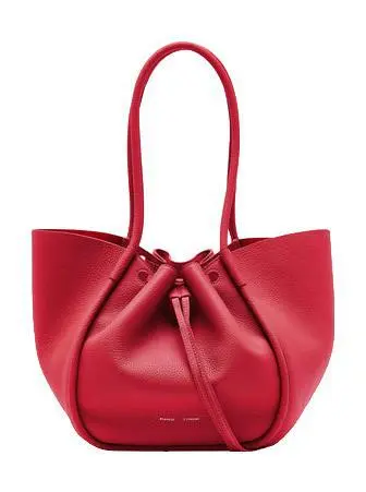 Proenza Schouler Large Ruched Tote - Tomato