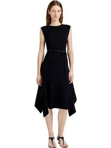 Proenza Schouler Artemis Rib Knit Dress - Black