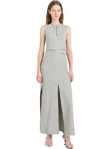 Proenza Schouler Selene Maxi Dress - Plaster/black