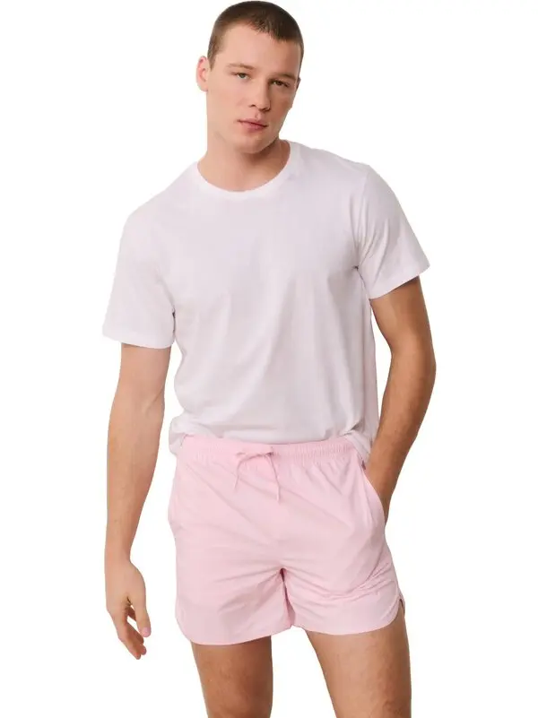 LoveShackFancy Kai Swim Shorts - Starlit Pink