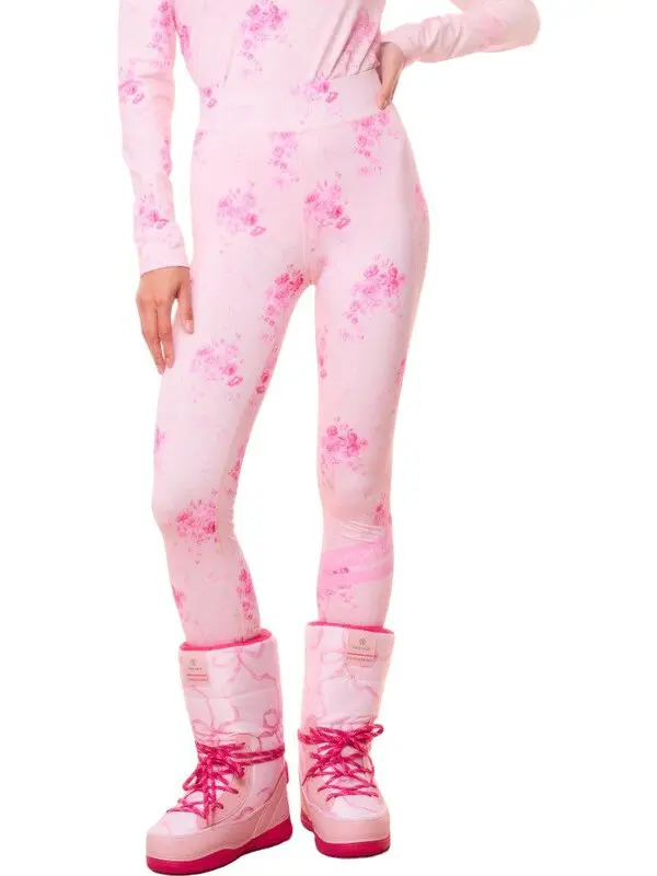 LoveShackFancy Bogner Fire+ice X Love Leggings - Magenta Glow