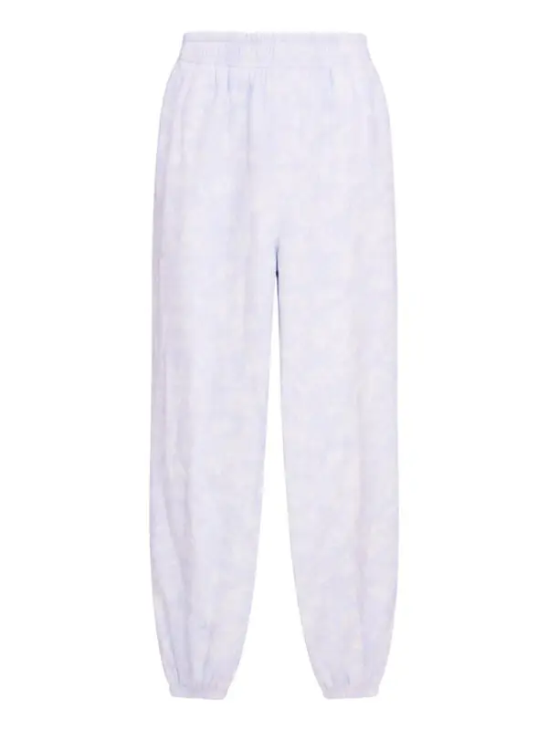 LoveShackFancy Lillia Toile Track Pants - Blue Cove