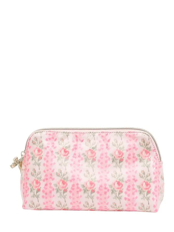 LoveShackFancy Heirloom Print Medium Travel Pouch - Pink Macaroon