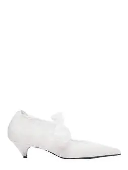 Proenza Schouler Slash Organza Pumps - White