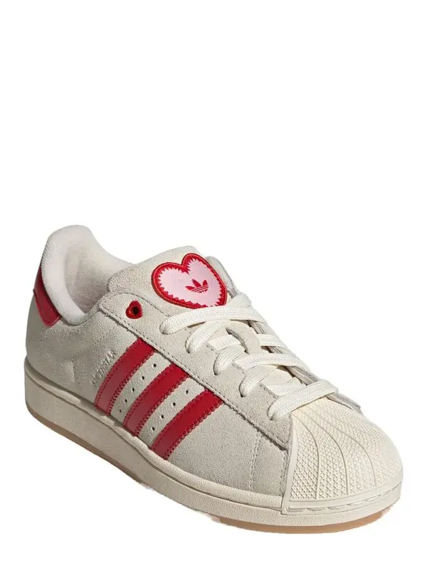 Adidas Superstar Ii Sneakers - Cream White / Better Scarlet / Sandy Pink