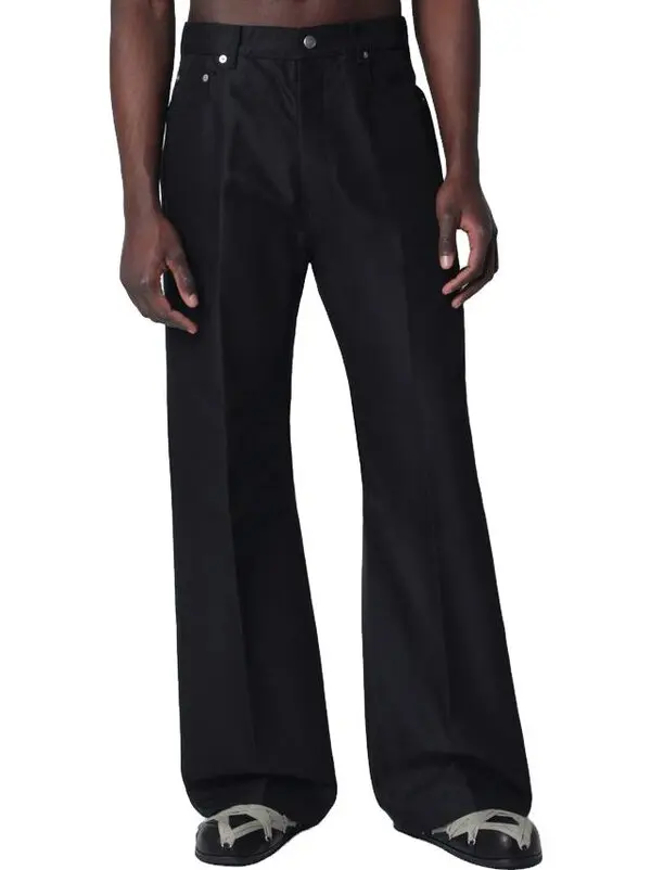 Rick Owens Cotton-blend Trousers - Black