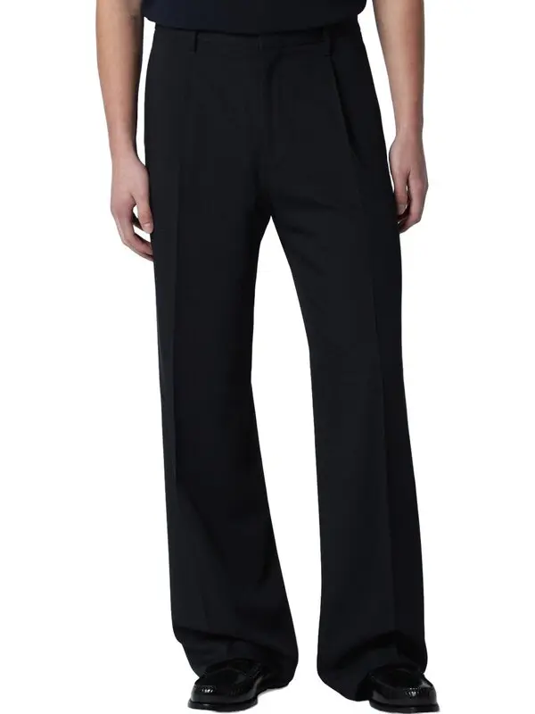 LARDINI Wool Trousers - Blue