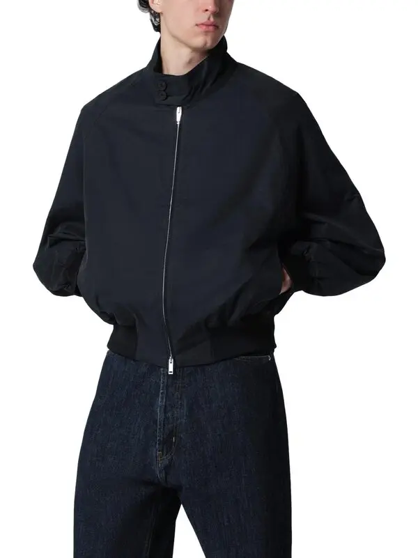 Studio Nicholson Cotton-blend Bomber Jacket - Blue