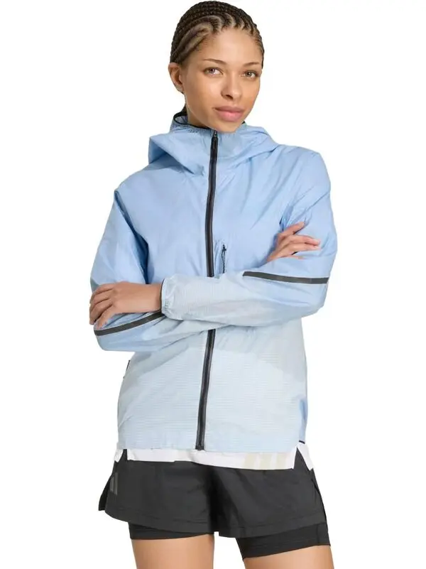 Adidas Terrex Xperior Clima365 Light Windweave Jacket - Ray Blue / Crystal Sky