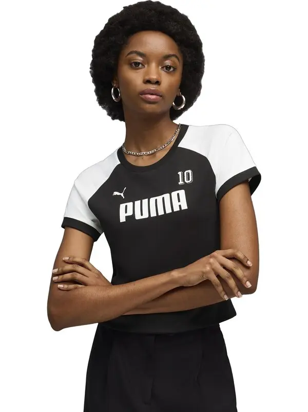PUMA Sport Ringer T-shirt - Black