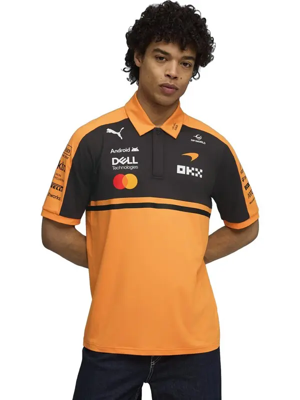 PUMA Mclaren Racing Replica Polo Shirt - Orange